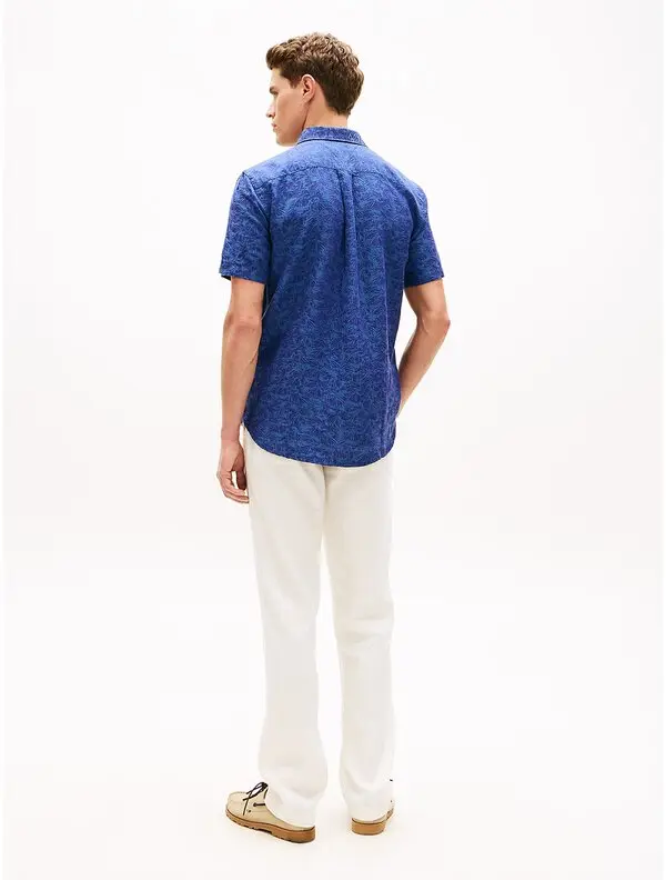 Tommy Hilfiger Palm Print Jacquard Shirt