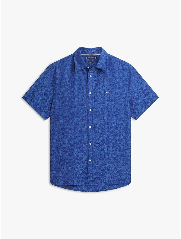 Tommy Hilfiger Palm Print Jacquard Shirt