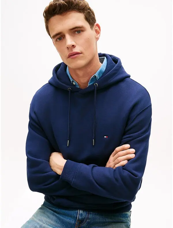 Tommy Hilfiger Back Flag Logo Pullover Hoodie