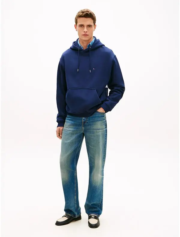 Tommy Hilfiger Back Flag Logo Pullover Hoodie