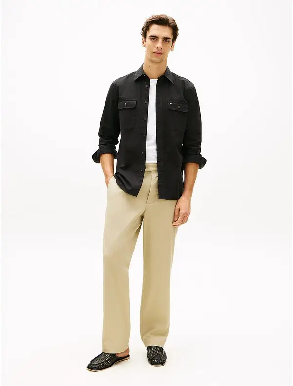 Tommy Hilfiger Regular Fit Brushed Twill Overshirt
