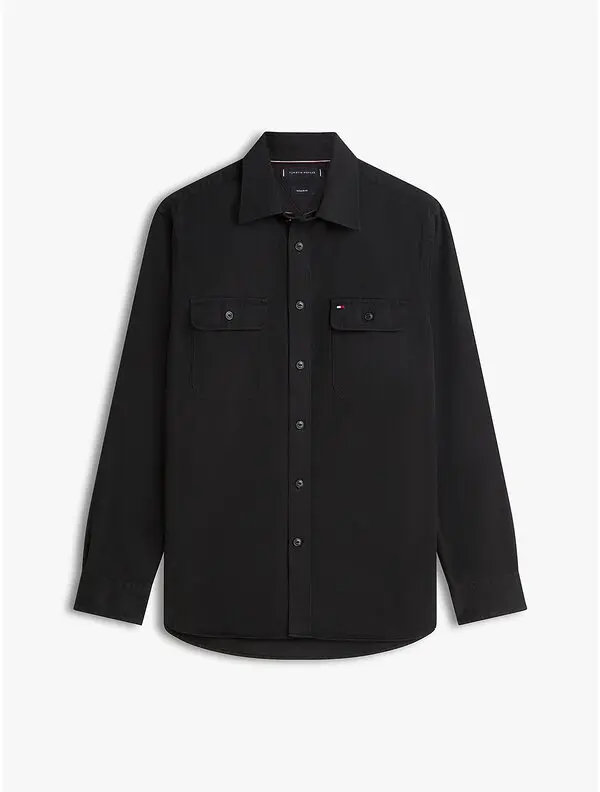 Tommy Hilfiger Regular Fit Brushed Twill Overshirt