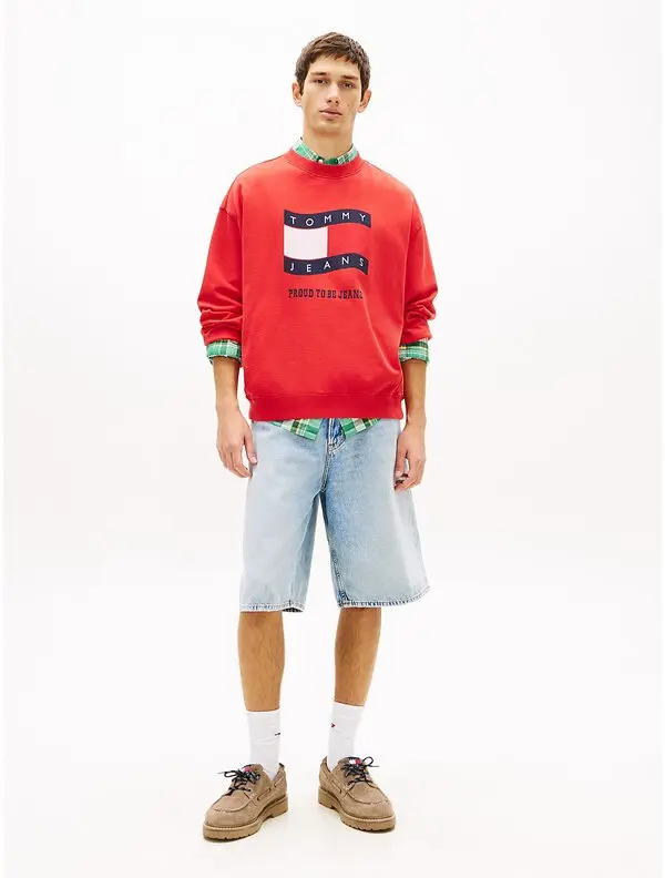 Tommy Hilfiger Wavy Flag Logo Sweatshirt