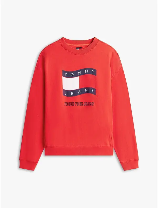 Tommy Hilfiger Wavy Flag Logo Sweatshirt