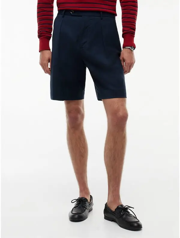 Tommy Hilfiger Pleated Wool Chino Shorts