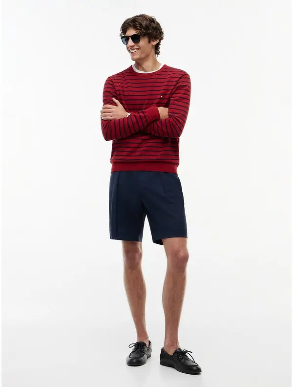 Tommy Hilfiger Pleated Wool Chino Shorts