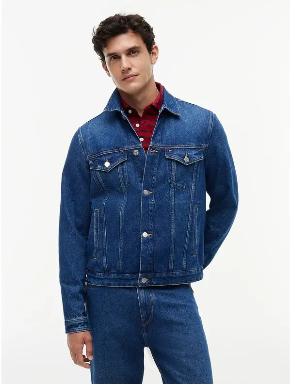 Tommy Hilfiger Classic Denim Jacket Blue - Ike Blue