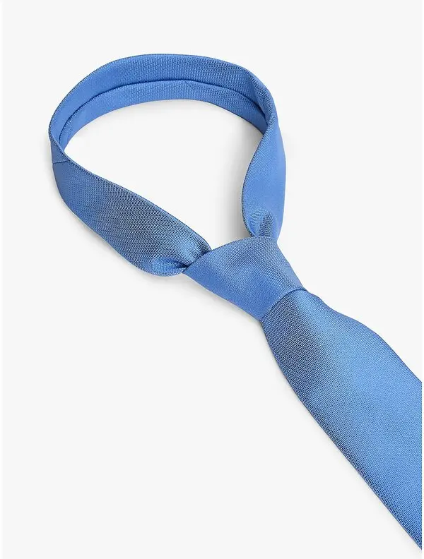 Tommy Hilfiger Solid Silk-blend Neck Tie