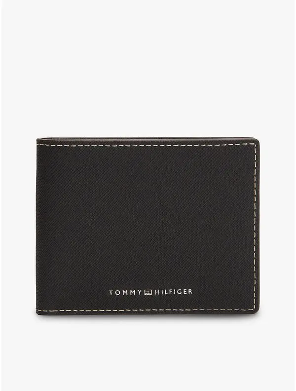 Tommy Hilfiger Leather Bifold Wallet - Black