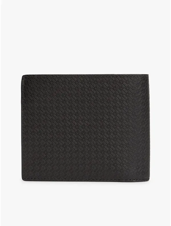 Tommy Hilfiger Allover Flag Leather Card & Coin Wallet