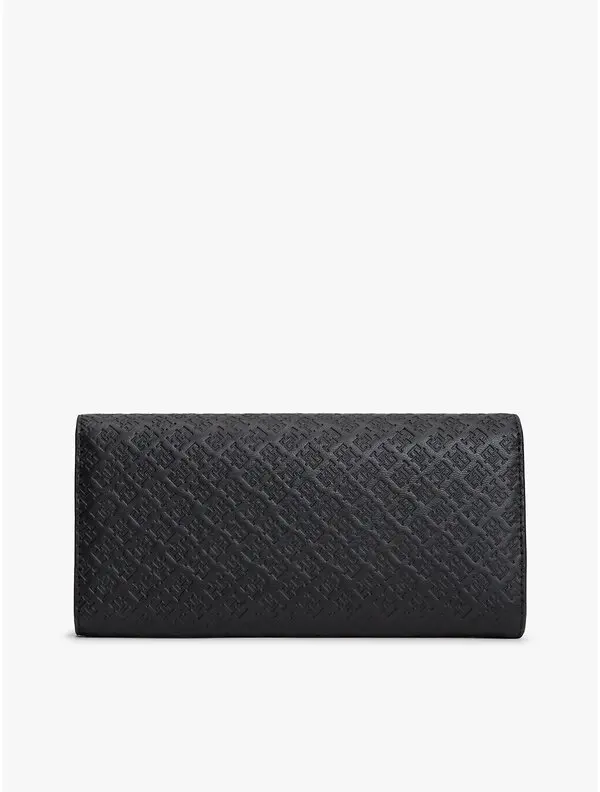 Tommy Hilfiger Allover Monogram Large Flap Wallet