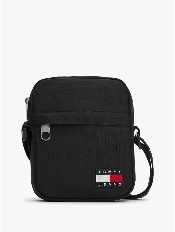 Tommy Hilfiger Essential Ripstop Reporter Bag - Black