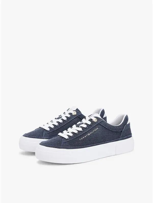 Tommy Hilfiger Canvas Platform Sneaker