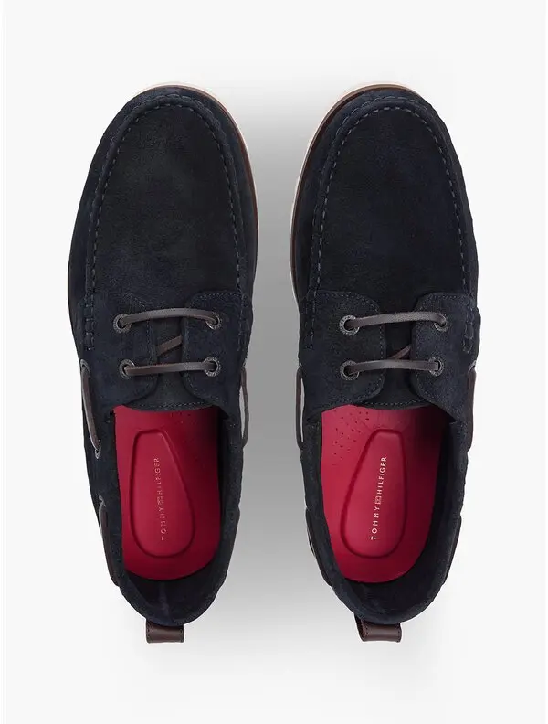 Tommy Hilfiger Suede Boat Shoes