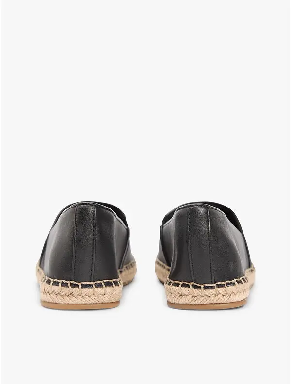 Tommy Hilfiger Th Monogram Leather Espadrilles