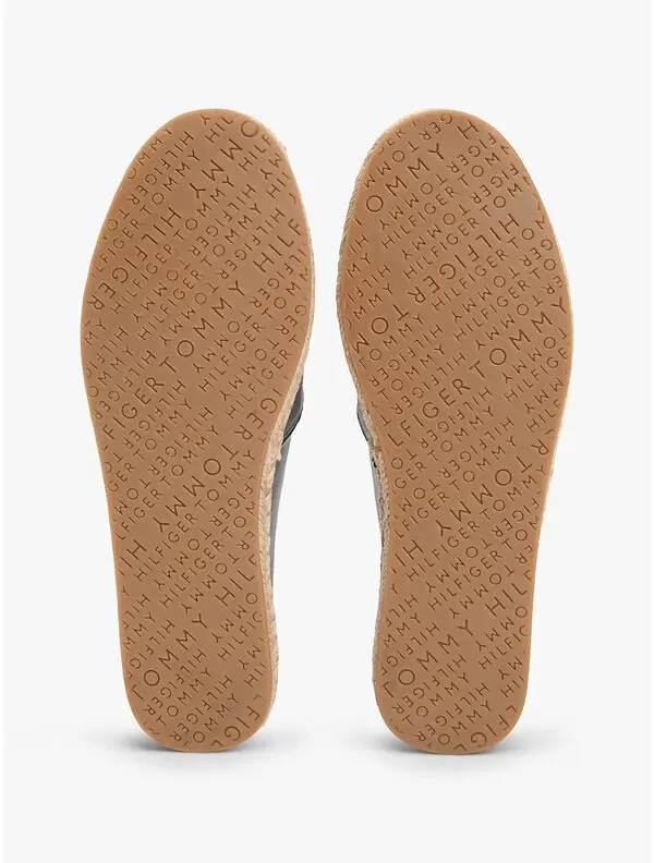 Tommy Hilfiger Th Monogram Leather Espadrilles