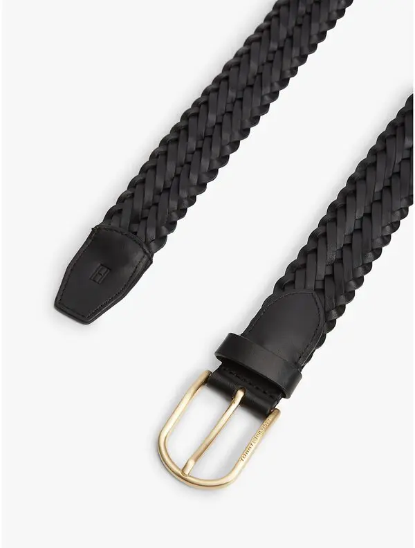 Tommy Hilfiger Woven Leather Belt