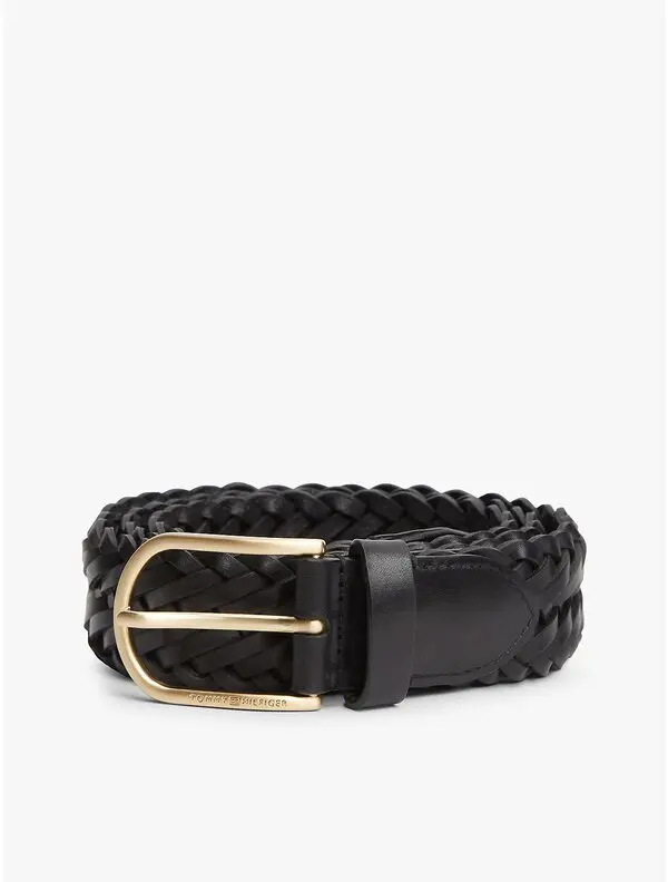 Tommy Hilfiger Woven Leather Belt
