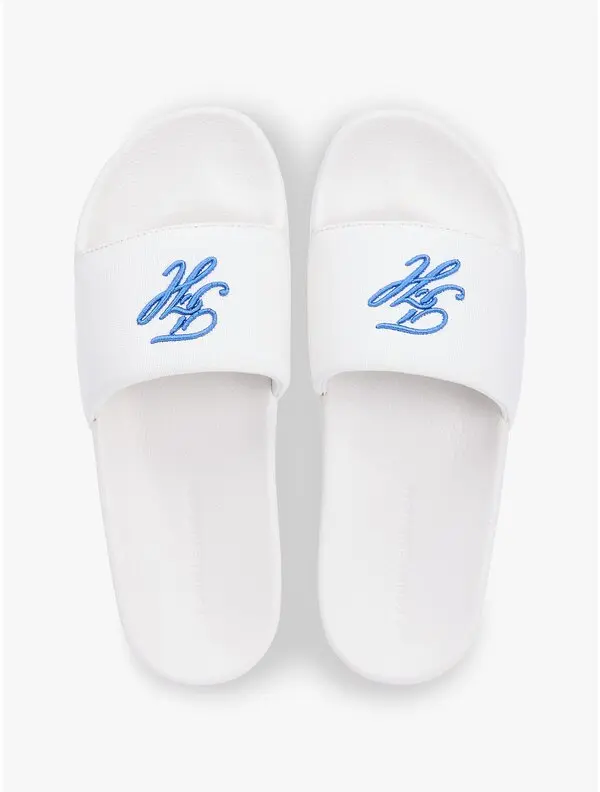 Tommy Hilfiger Embroidered Script Monogram Pool Slides
