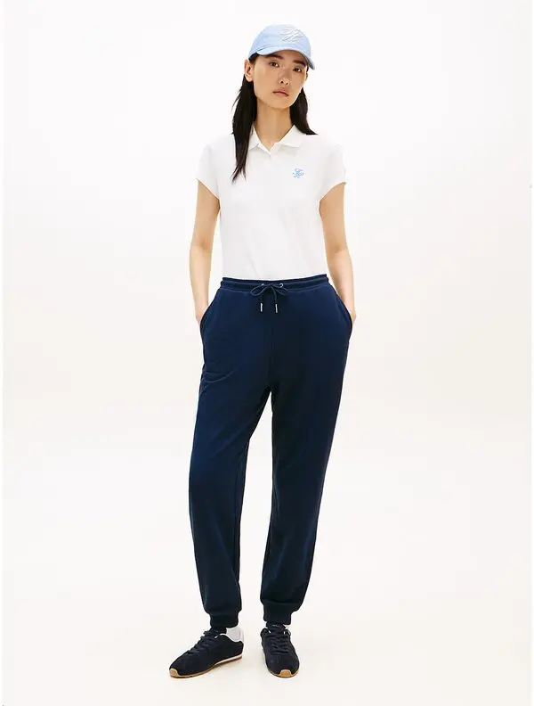 Tommy Hilfiger Slim Fit Script Monogram Stretch Polo
