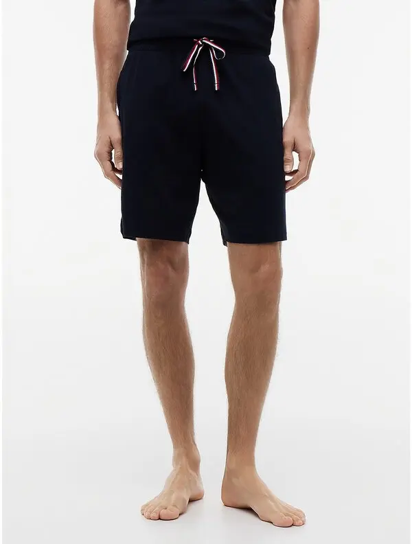 Tommy Hilfiger Logo Detail Pull-on Sleep Shorts - Navy