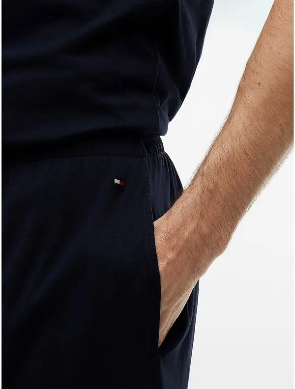 Tommy Hilfiger Logo Detail Pull-on Sleep Shorts - Navy
