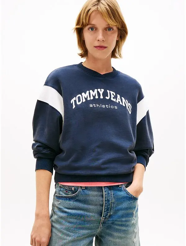 Tommy Hilfiger Athletics Boxy Sweatshirt - Navy