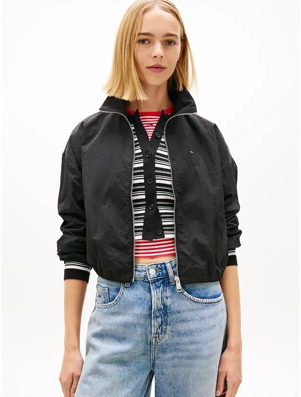 Tommy Hilfiger Recycled Nylon Water-repellent Zip Jacket