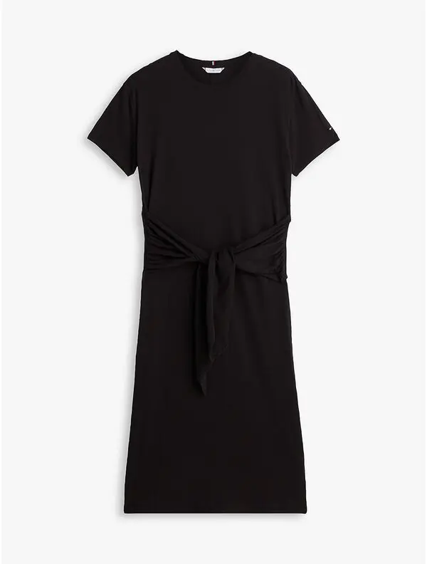 tommy hilfiger t shirt dress Tommy Hilfiger Womens T-Shirt Dress Short Sleeve Cotton Summer Dresses for  Women, Scarlet/Sky Captain, XX-Large at Amazon Women's Clothing store