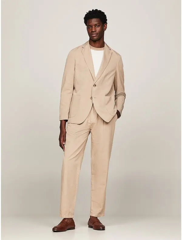 Tommy Hilfiger Regular Fit Cotton And Linen Blazer