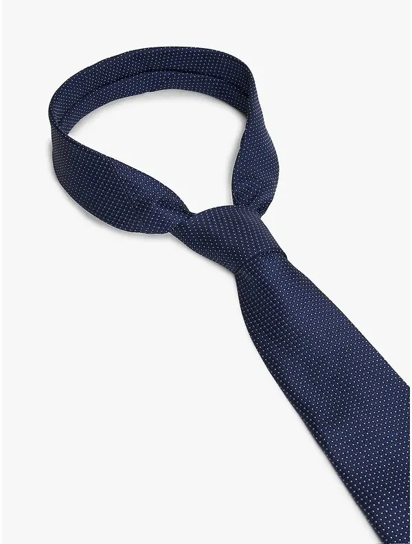 Tommy Hilfiger Geometric Silk-blend Neck Tie