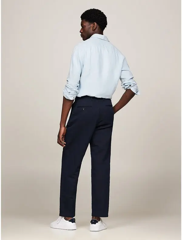 Tommy Hilfiger Pleated Straight Leg Chino