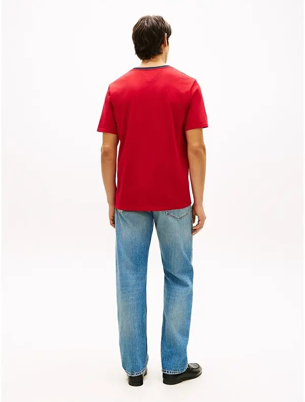 Tommy Hilfiger Hilfiger Logo T-shirt Red