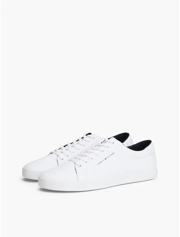 Tommy Hilfiger Vulcanized Canvas Sneakers - White