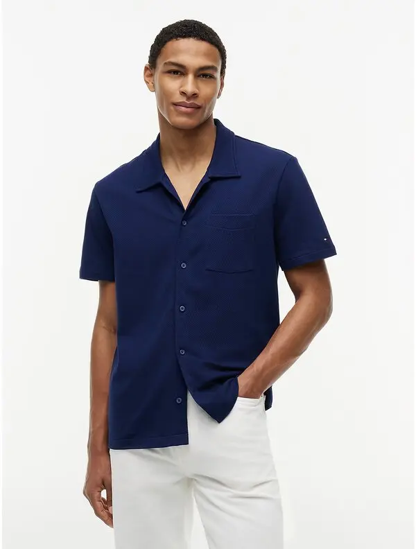 Tommy Hilfiger Regular Fit Mesh Pocket Shirt Polo