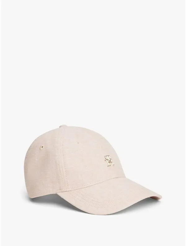 Tommy Hilfiger Monogram Logo Baseball Cap - Clayed Pebble
