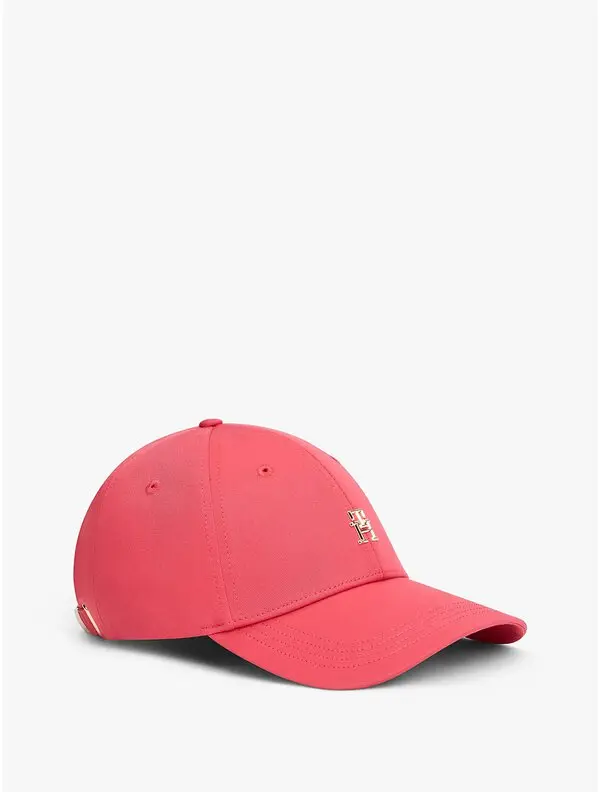 Tommy Hilfiger Monogram Logo Baseball Cap - Bold Rose