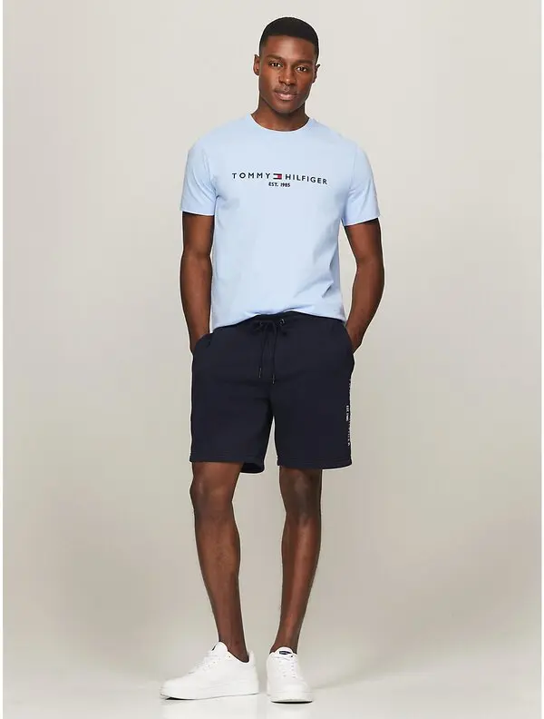 Tommy Hilfiger Embroidered Logo Sweatshorts - Navy