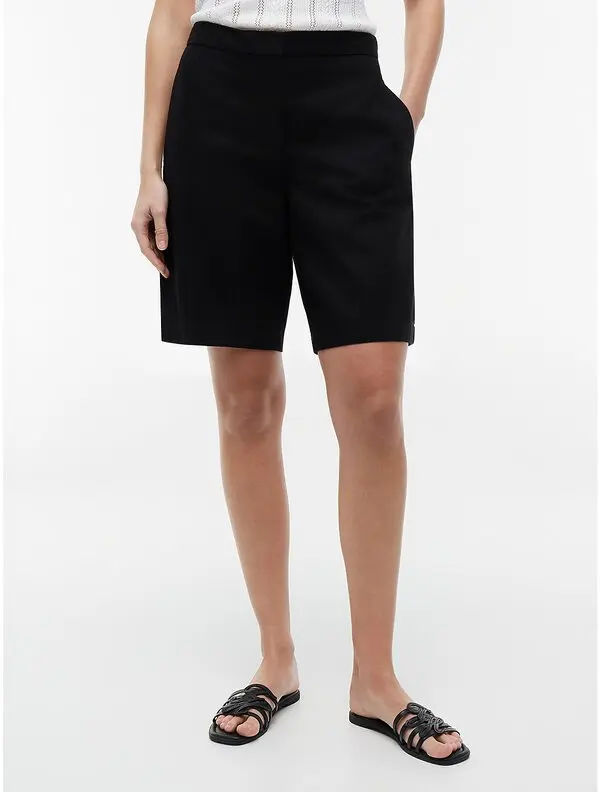 Tommy Hilfiger Linen-blend Bermuda Shorts