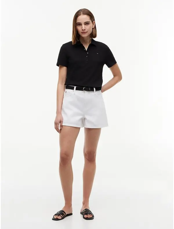 Tommy Hilfiger Cotton Polo - Black