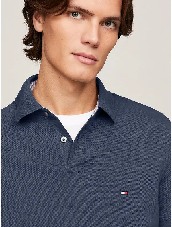 Tommy Hilfiger Regular Fit Tommy Polo - Faded Indigo