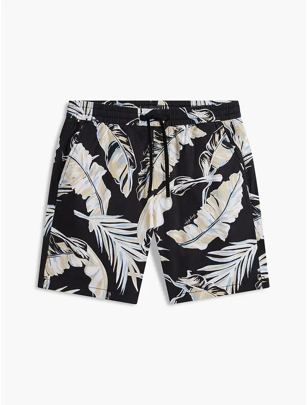 Tommy Hilfiger Tropical Print Drawstring Shorts