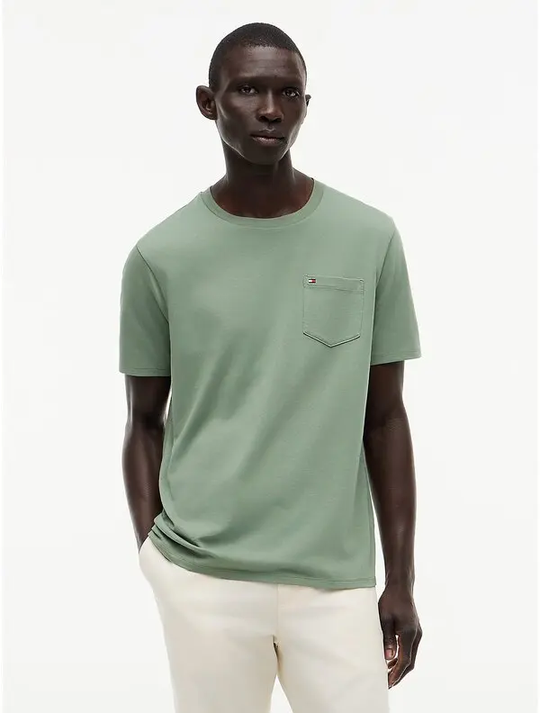 Tommy Hilfiger Everyday Pocket T-shirt - Desert Olive