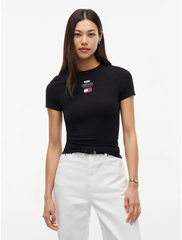 Tommy Hilfiger Cadillac F1 Team Slim T-shirt - Black