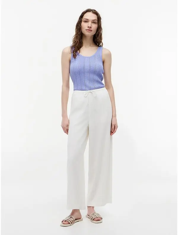 Tommy Hilfiger Mixed-knit Tank Top - Thunder Lilac