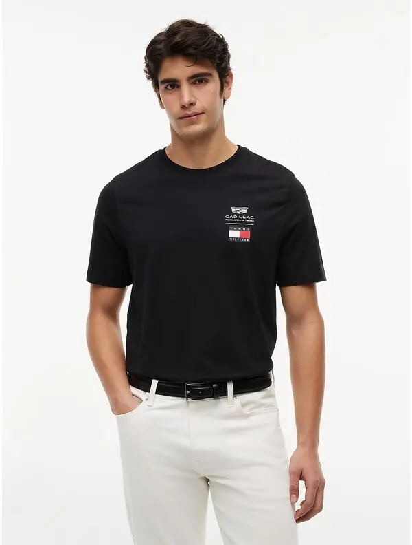 Tommy Hilfiger Tommy X Cadillac F1 Team Logo T-shirt - Black