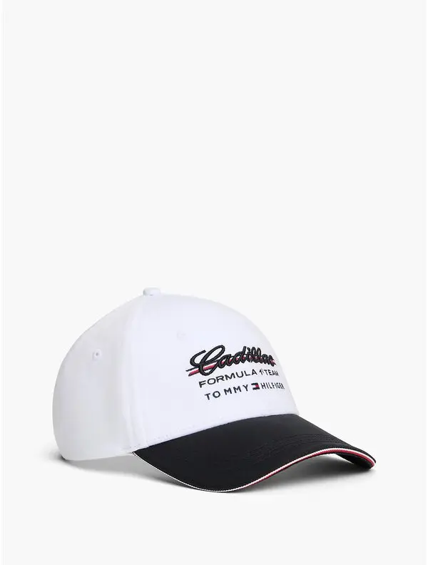 Tommy Hilfiger X Cadillac F1 Team Contrast Cap - Optic White/black