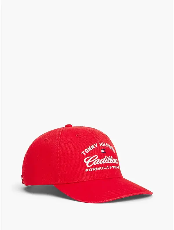 Tommy Hilfiger X Cadillac F1 Team Script Cap - Red
