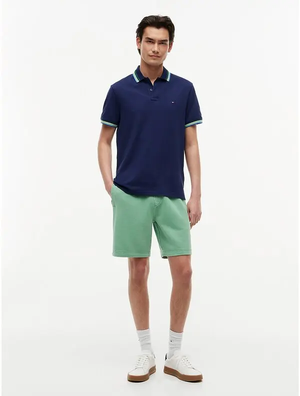 Tommy Hilfiger Regular Fit Tipped Polo - Light Navy