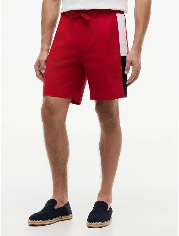 Tommy Hilfiger Colorblock Drawstring Shorts